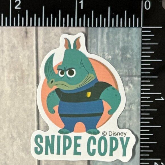 Office | 110 Disney Zootopia Reusable Waterproof Vinyl Sticker Decal ...